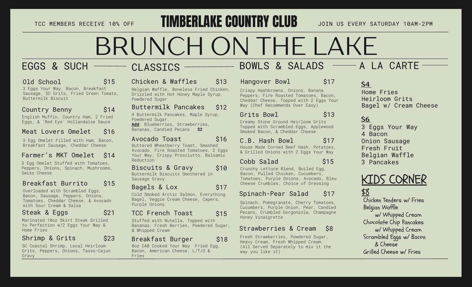 Dining - Timberlake Country Club